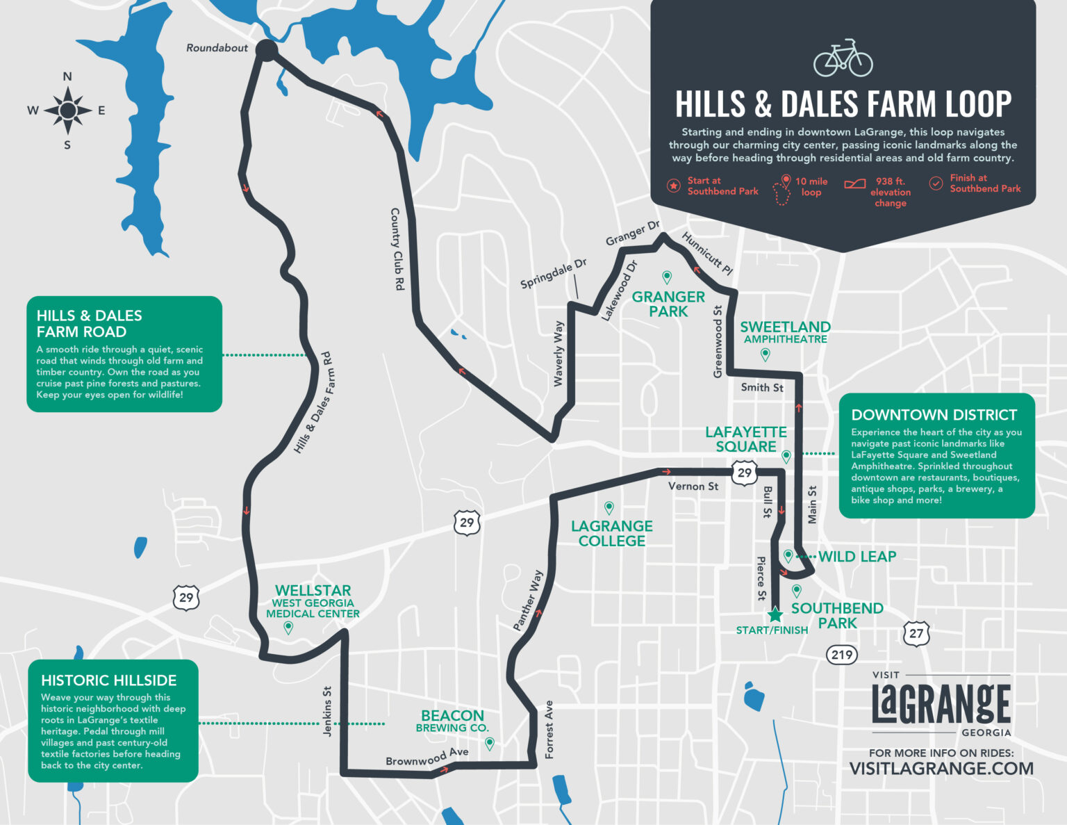 Cycling Routes - Visit LaGrange Georgia